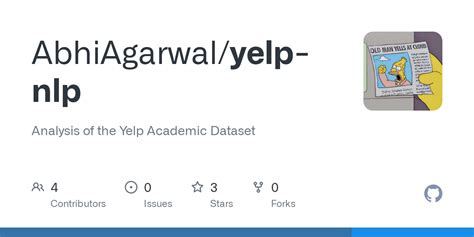 Github Abhiagarwalyelp Nlp Analysis Of The Yelp Academic Dataset