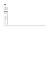 GPA EXCEL COMPLETE Xlsx GPA Project Description In This Problem You Will Calculate The Grade