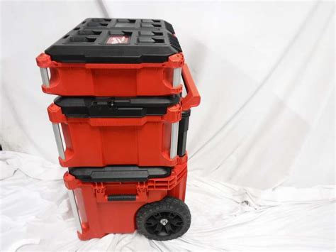 Milwaukee Packout Rolling Modular Stackable Tool Box Storage System Red Dutch Goat
