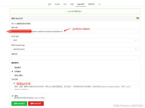 webhooks jenkins git部署 web钩子 jenkins csdn博客