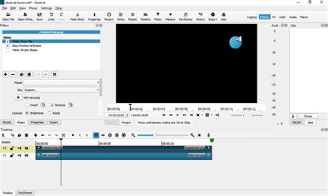 Object Within A Circle Mask Helphow To Shotcut Forum