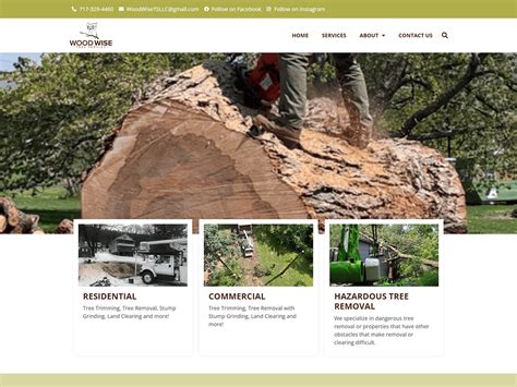Tree Service Website Design CourseVector