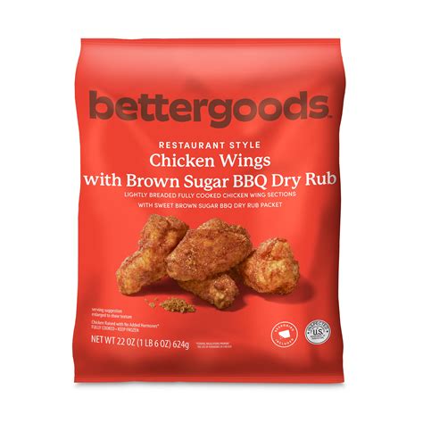Lactose Free Bettergoods Chicken Wings With Brown Sugar Bbq Dry Rub