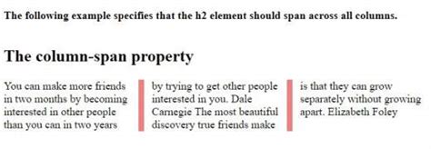 Css Columns Create Multi Column Layouts Html Goodies