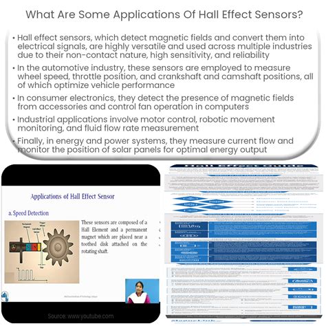What Are Some Applications Of Hall Effect Sensors