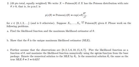 Solved 2 49 Pts Total Equally Weighted We Write Chegg Com