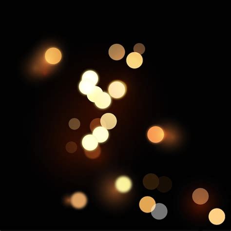 Premium Vector Bokeh Effect Background Vector Illustration