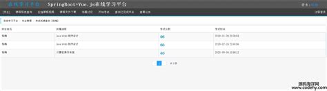 3161 springboot vue js在线学习平台 在线教育网站 源码海洋网