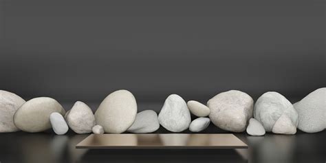 텍스트 및 제품 3d 일러스트를 배치하기위한 템플릿 스톤 포디움 배경 팔레트 제품 스탠드 0명에 대한 스톡 사진 및 기타 이미지