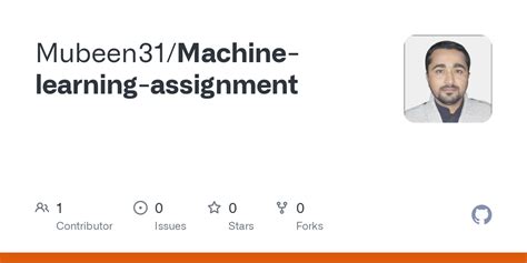 GitHub Mubeen Machine Learning Assignment
