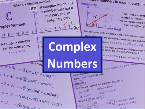 Complex Numbers As Level Further Mathematics Teaching Resources