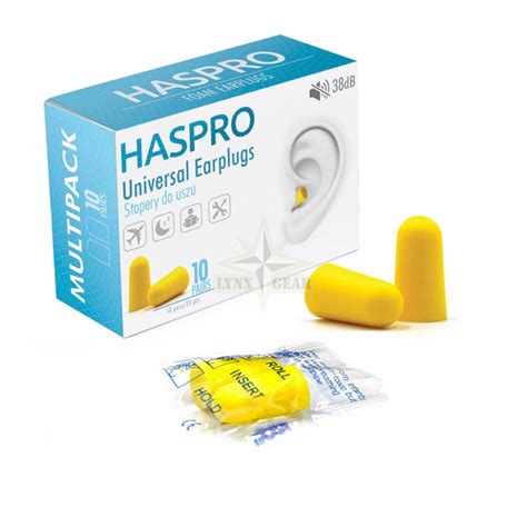 Hearing Protection Haspro Multi10 Foam Universal Ear Plugs 10 Pairs