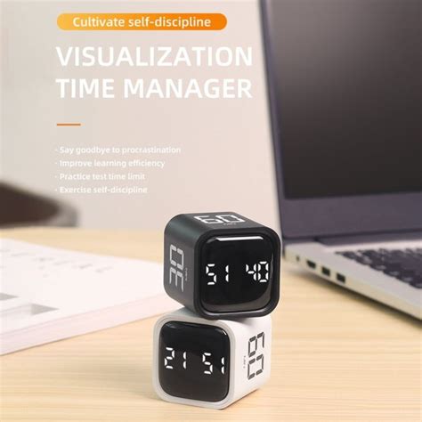 Portable Cube Timer Gravity Sensor Rotating Timer Daraz Lk