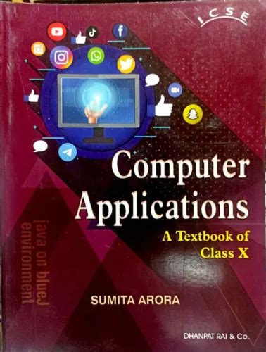 Computer Applications 10 Icse Sumita Arora