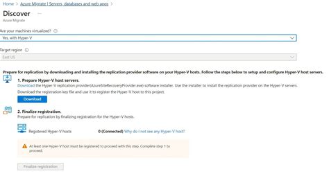 No Registered Hyper V Hosts Were Found Microsoft Qanda