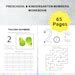 Preschool Kindergarten Numbers Worksheet 65 Pages Printable Activity Worksheets Number