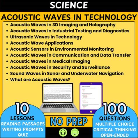 Acoustic Waves In Technology Sensors Security Surveillance Data