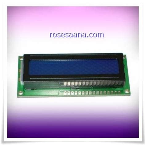 Jual Character LCD X STN Negative Blue Background White Backlight Kota Surabaya R