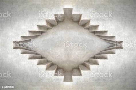 초록 눈 개념입니다 건물 모양 로프트 시멘트의 깊이입니다 벽 디자인 0명에 대한 스톡 사진 및 기타 이미지 0명 3차원 형태 건축 Istock