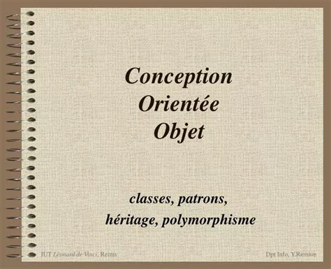 Ppt Conception Orientée Objet Powerpoint Presentation Free Download Id 4455661