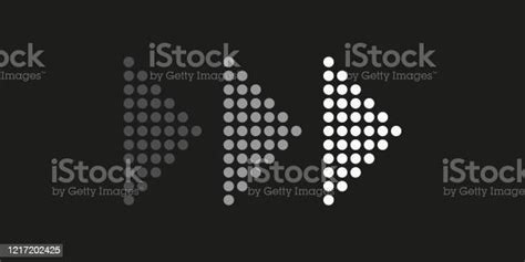 현대 추상 벡터 화살표 의 집합입니다 검은 색 요소가있는 평평한 기하학적 모양 웹 또는 인쇄 디자인을 위한 벡터 일러스트레이션 검은색에 대한 스톡 벡터 아트 및 기타 이미지