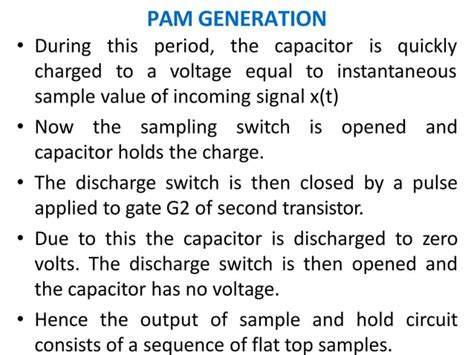 Analog Pulse Modulation Scheme Pptx