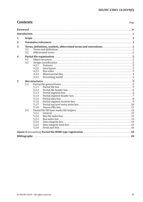 ISO IEC Information Technology MPEG Systems Technologies Part Partial File