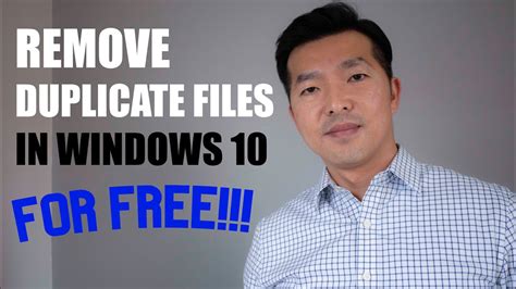 find and remove duplicate files in windows 10 without installing software youtube