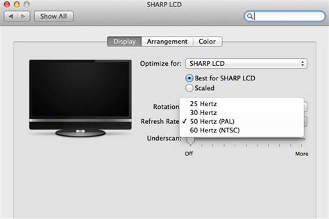 Hardware Force External Display Refresh Rate Ask Different