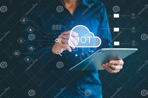 Internet Of Things Cloud Centric Network Connectivity Concept Stock Image Image Of Business