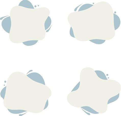 Blob Text Box With Liquid Splash Design Vector Illustration Set 32498546 Vector Art At Vecteezy