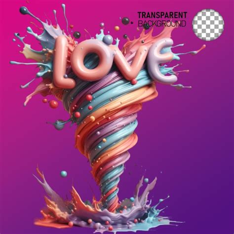 Premium Psd Psd Colorful 3d Object Isolated On Background Holographic Fluid Liquid