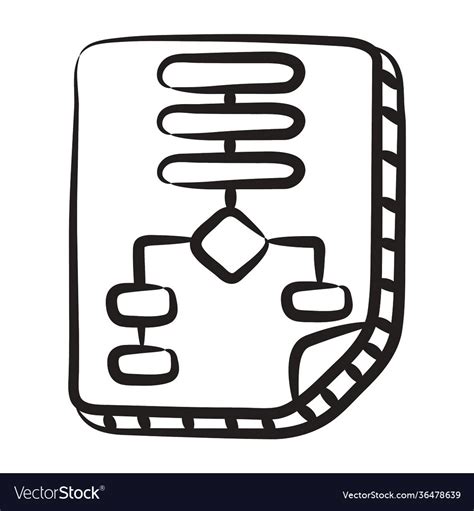 Flowchart Royalty Free Vector Image Vectorstock