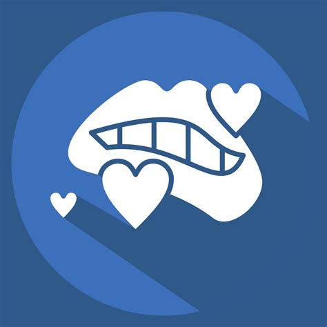 Icono Sexo Relacionado A Adiccion Diccionario Símbolo Largo Sombra