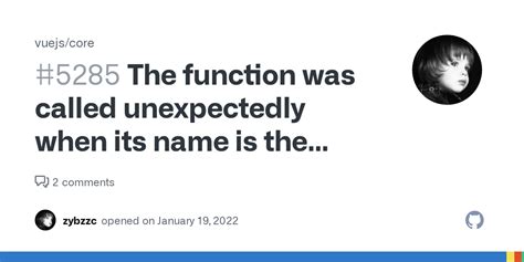 The Function Was Called Unexpectedly When Its Name Is The Same As The
