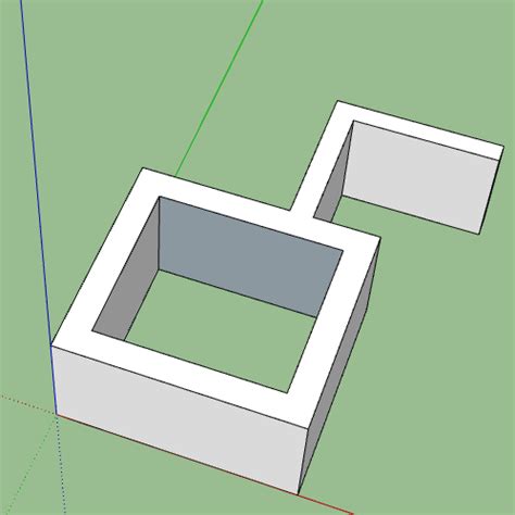 Subtract Inner Shape When Forming Shape SketchUp SketchUp Community