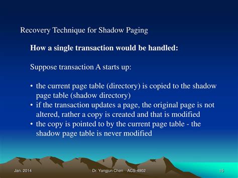 Ppt Database Recovery Techniques Ch 21 3 Rd Ed Ch 19 4 Th And 5 Th Ed Powerpoint