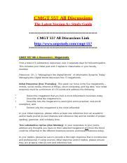 Cmgt 557 All Discussions Uopcourse Guide Doc Cmgt 557