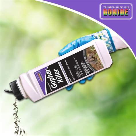 Bonide Gophertox Gopher Killer 1 Lb Ready To Use Poison Bait Granules To Protect Lawn And Garden