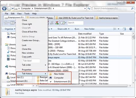 Bring Tabbed Browsing Hover Preview In Windows File Explorer Shell