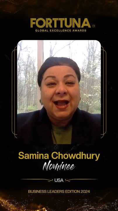 Samina Chowdhury On Linkedin Dubaifortunaawards Saminasells Sellitlikesamina