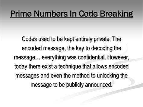 PPT Prime Numbers PowerPoint Presentation Free Download ID 281190