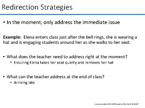 Cueing Strategies Use Redirection Strategies To Reengage Students