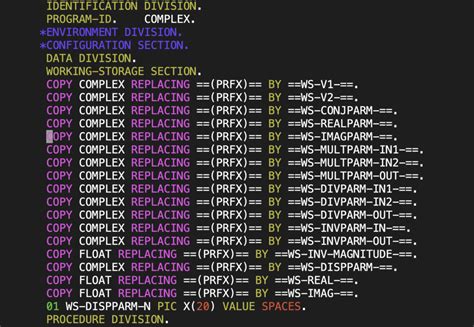 Peeter Joot S Blog The Evil Of COBOL Everything Is In Global Variables