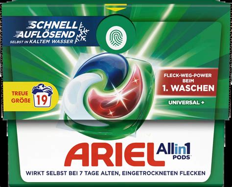 Ariel Wasmiddel Pods 19 Wl Duitse Voordeel Drogist