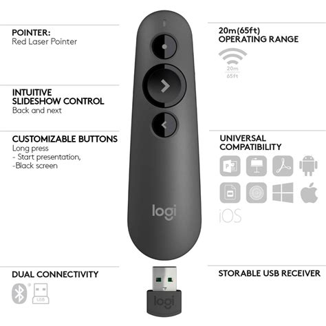Buy Logitech R500 Presentation Remote And Laser Pointer Instok Kenya