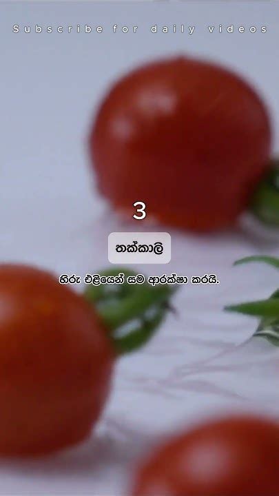 පැහැපත් සමක් සදහා වැදගත් ආහාර වර්ග 5 ක් 🥕🍊 Shorts Short Youtube