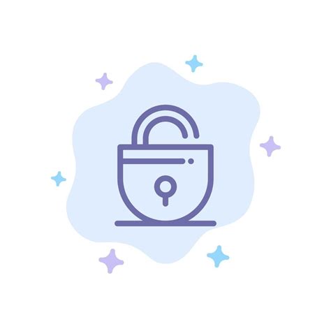 Lock Locked Security Internet Blue Icon On Abstract Cloud Background 14632630 Vector Art At Vecteezy
