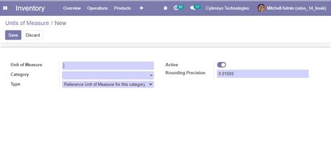 Unit Of Measure Odoo 14 Community Edition Book Inventory