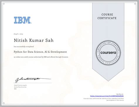 nitish sah on linkedin python ibm coursera